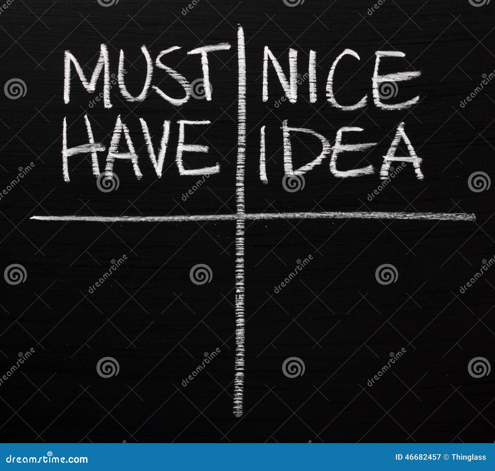 Must Have Or Nice Idea Stock Photo - Image: 46682457 Must Have Or Nice Idea Stock Photo - Image: 46682457