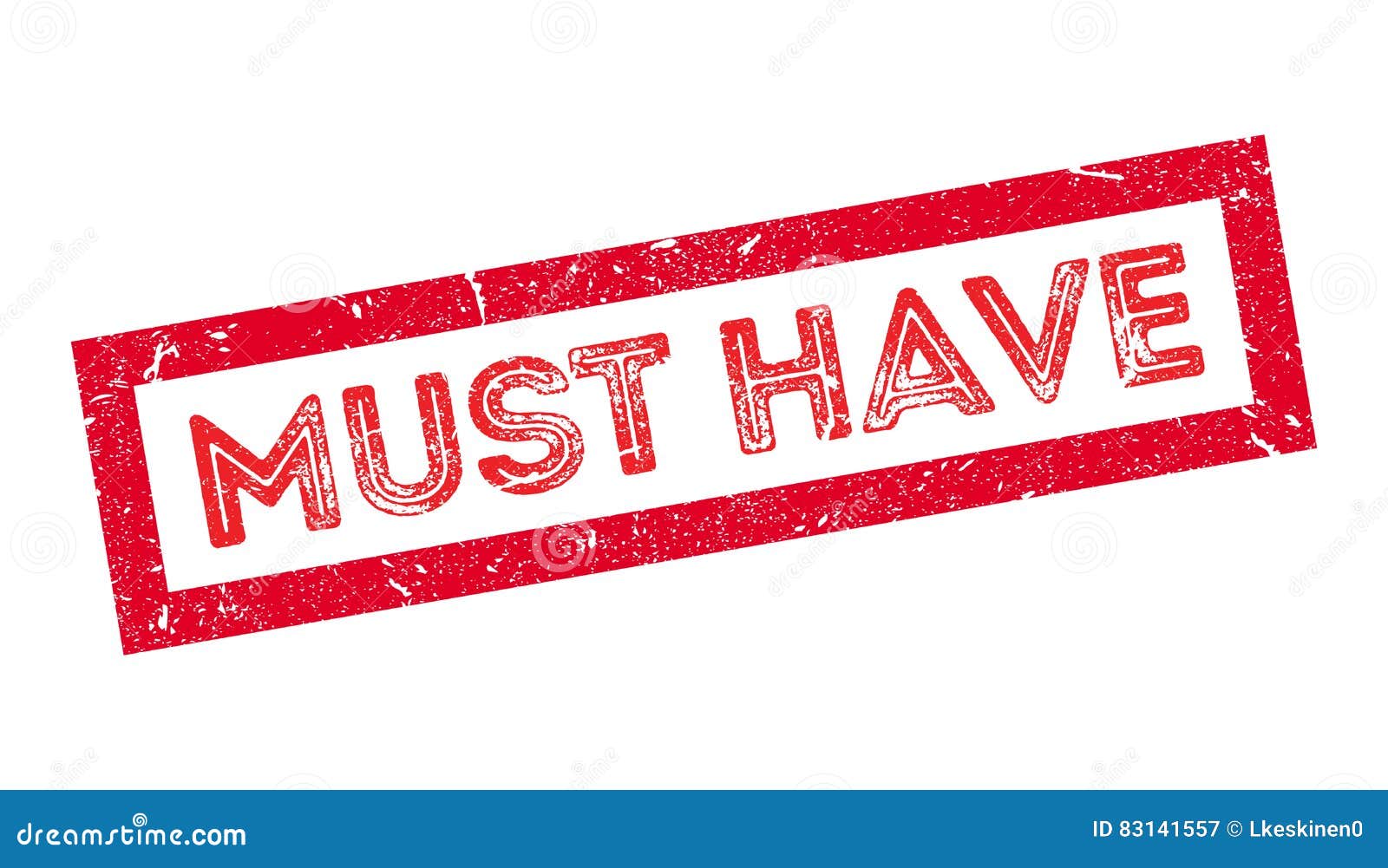 Must Have rubber stamp stock illustration. Illustration of consumer ...