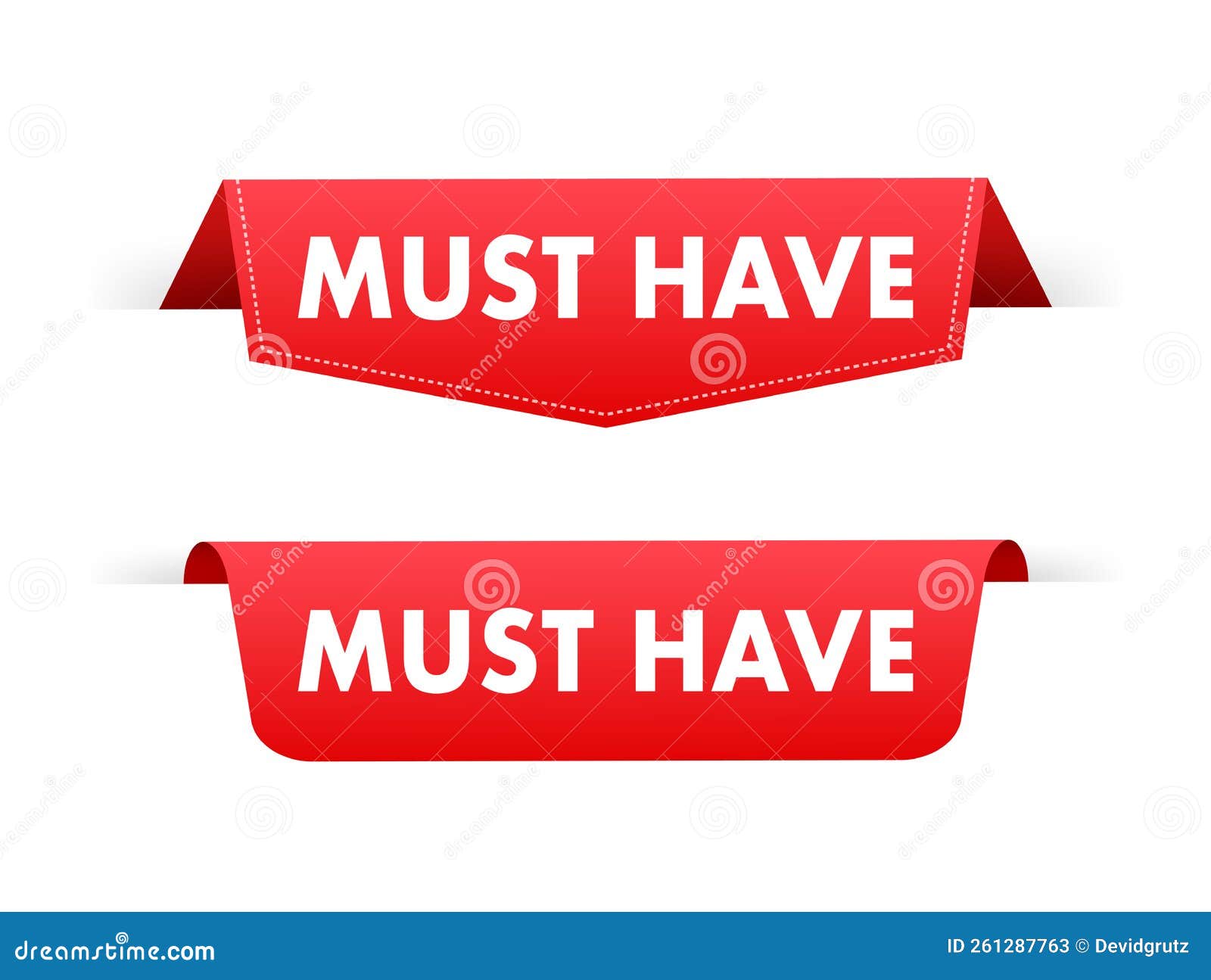Must Have Sign, Label. Vector Stock Illustration Stock Vector ...