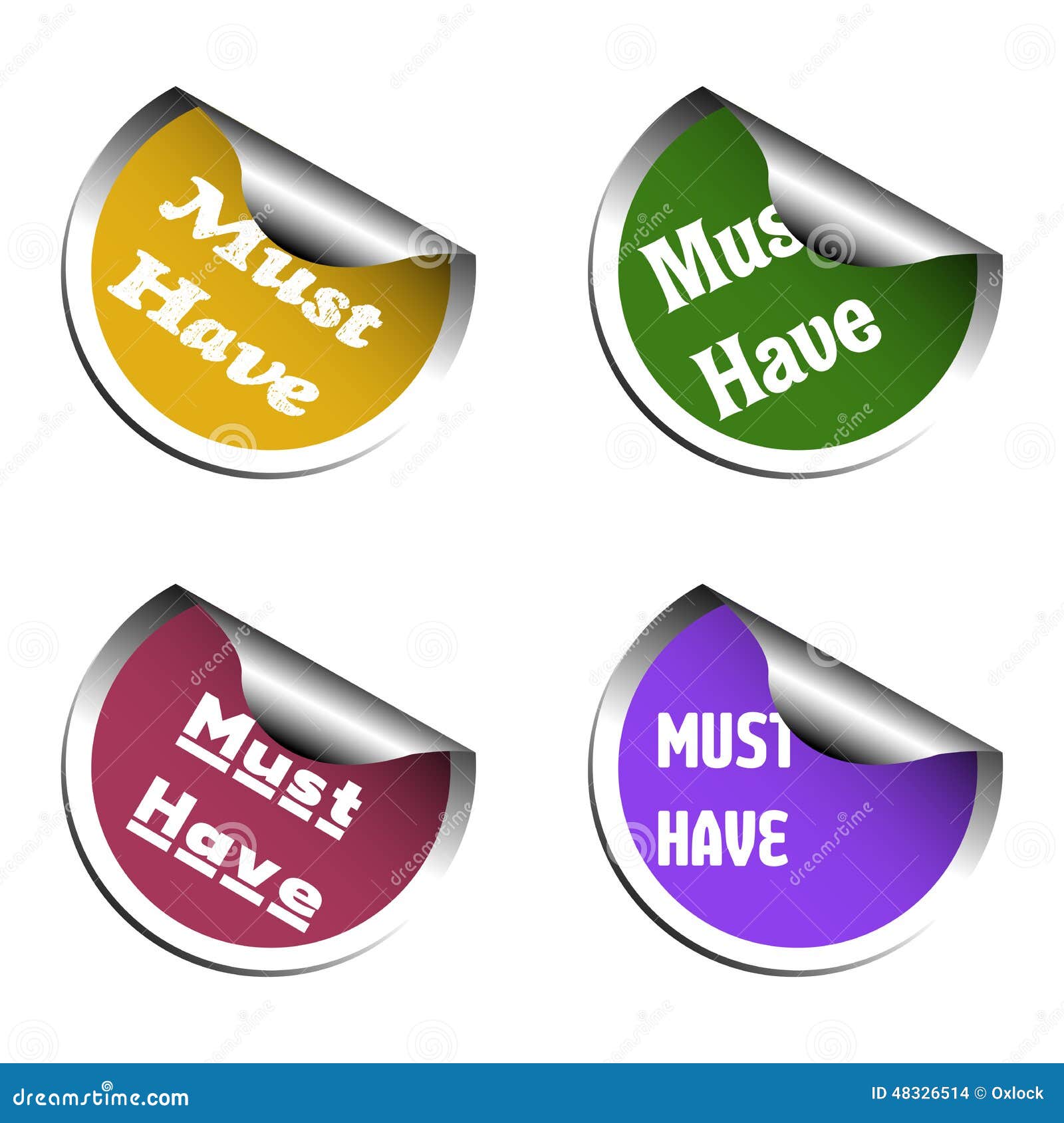 Must Have Stamp On White Royalty-Free Stock Photography | CartoonDealer ...