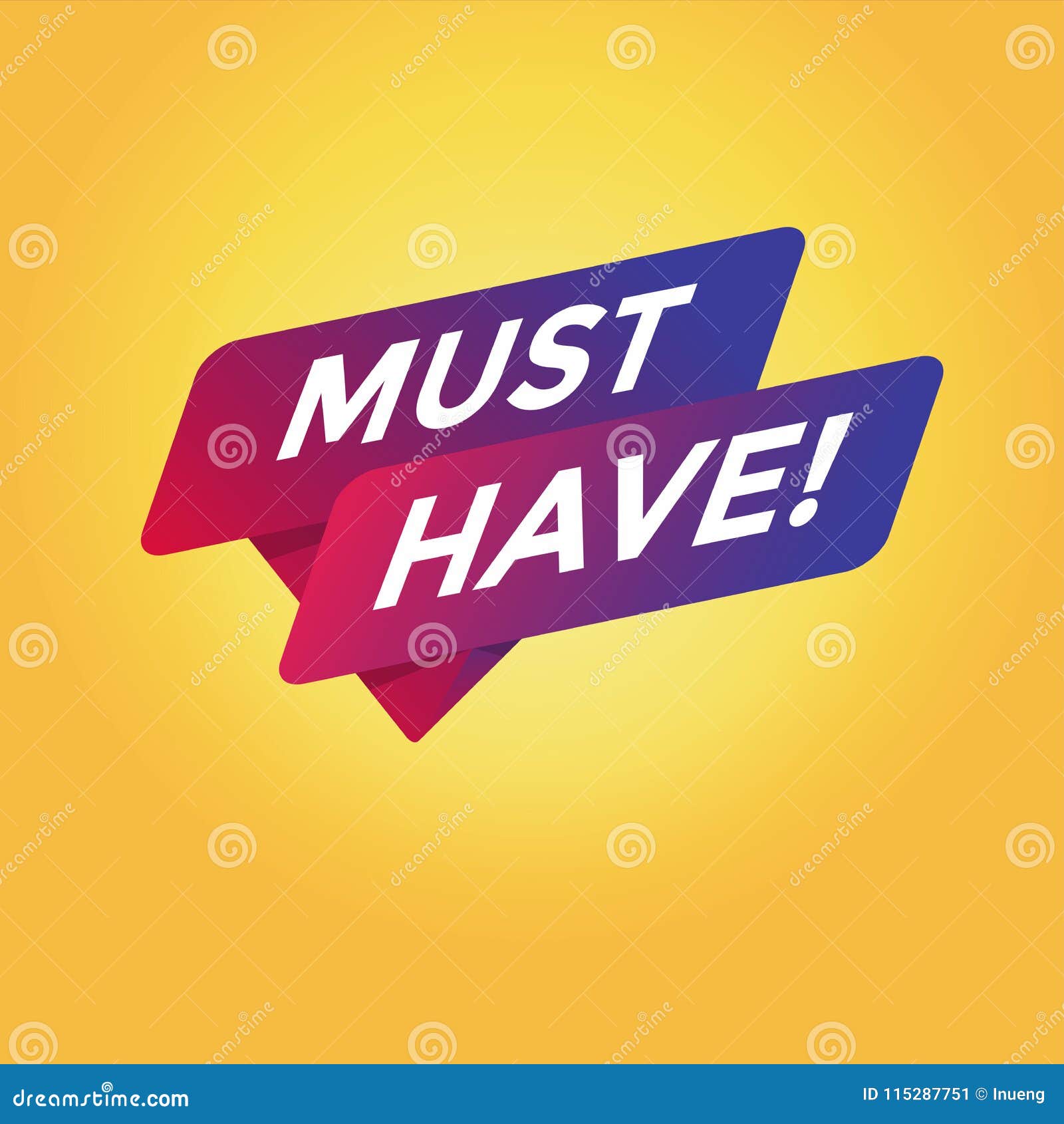 Must Have Stamp On White Royalty-Free Stock Photography | CartoonDealer ...