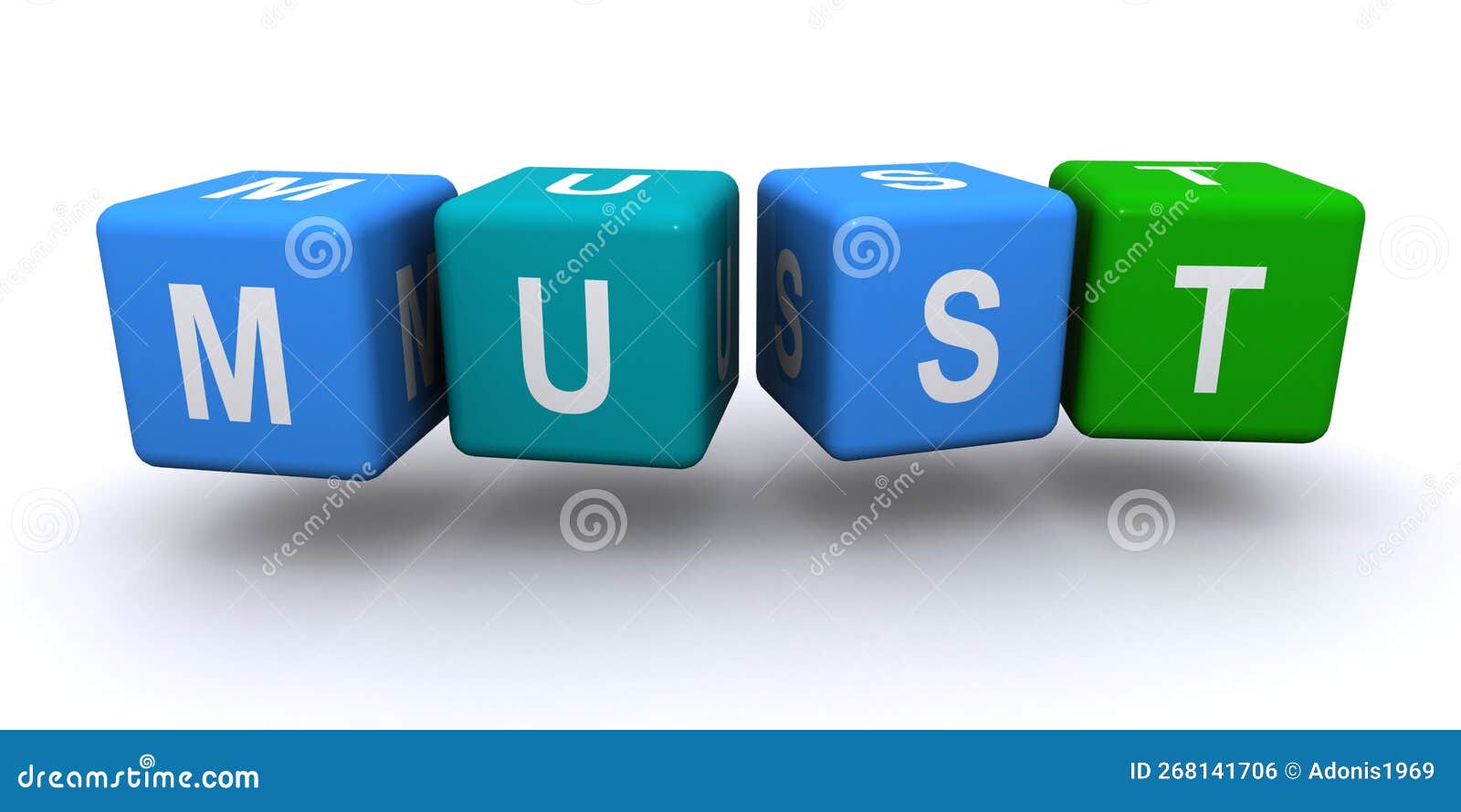 Must And Can As A Choice - Pictured As Words Must, Can On Doors To Show ...