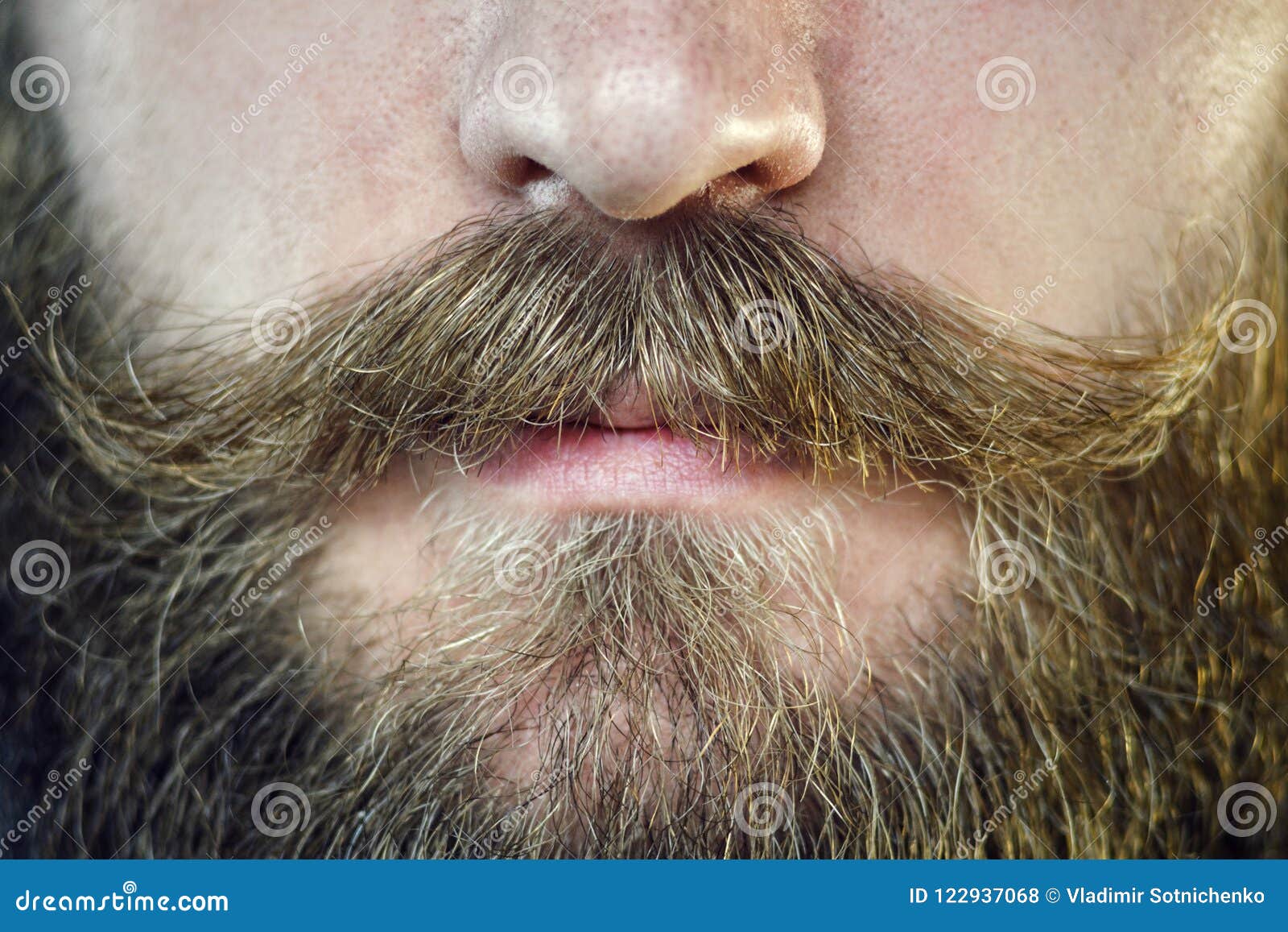 Mustache Close Up stock photo. Image of caucasian, mustache - 122937068