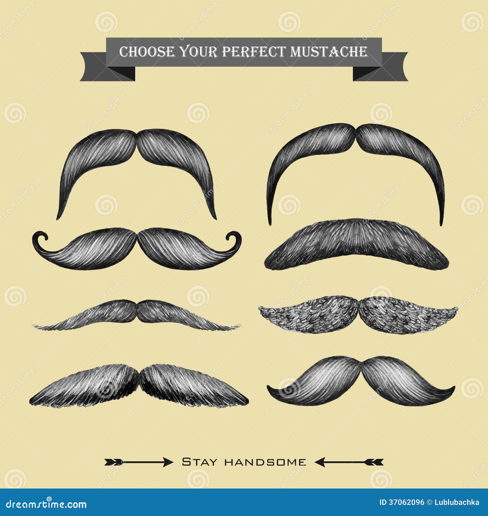 Colorful Mustache Pictures