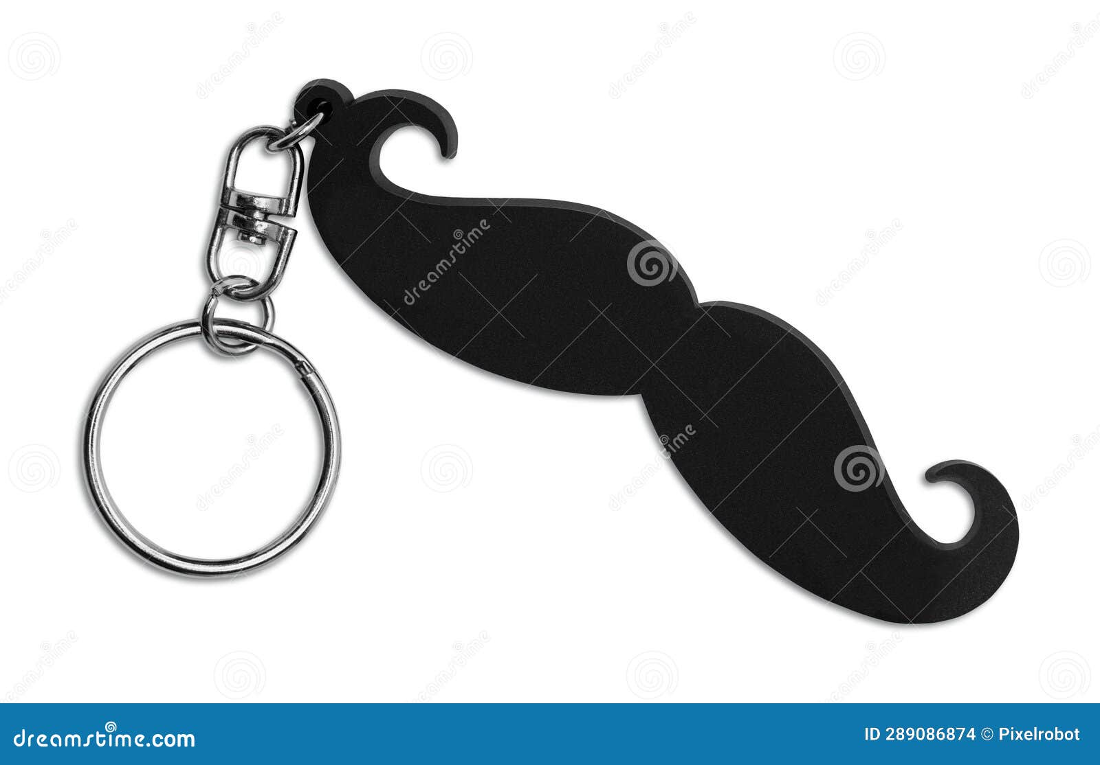 Mustache Keychain stock photo. Image of blank, plastic - 289086874