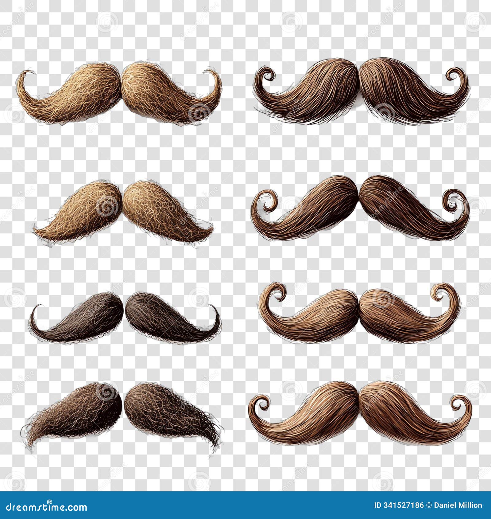 Mustache set stock photo. Illustration of abstract, moustache - 341527186