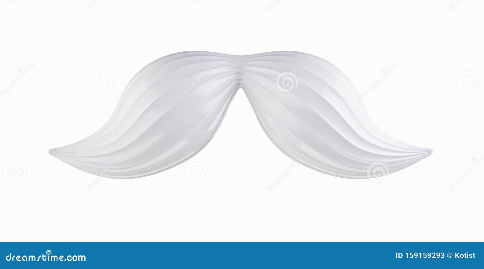 Mustache white stock illustration. Illustration of cartoon - 159159293