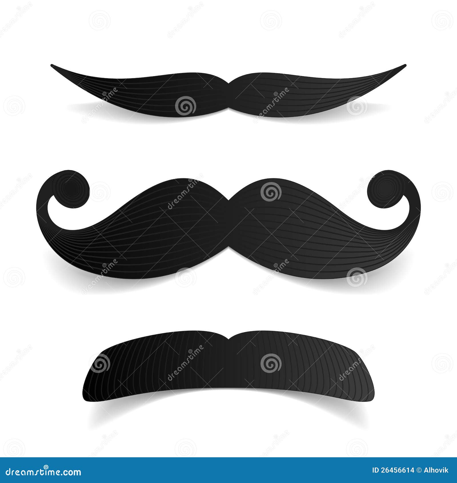Mustaches stock vector. Illustration of hairstyle, mutton - 26456614