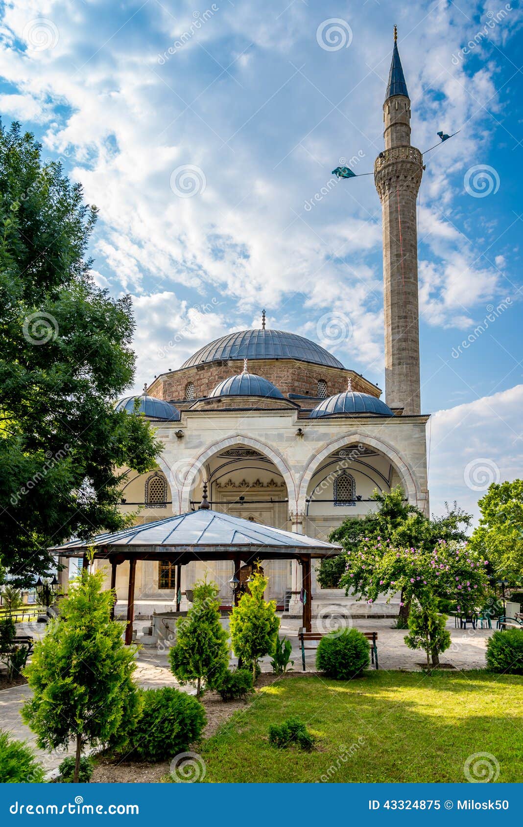 Mustafa Pasha mosque stock image. Image of building, mosque - 43324875