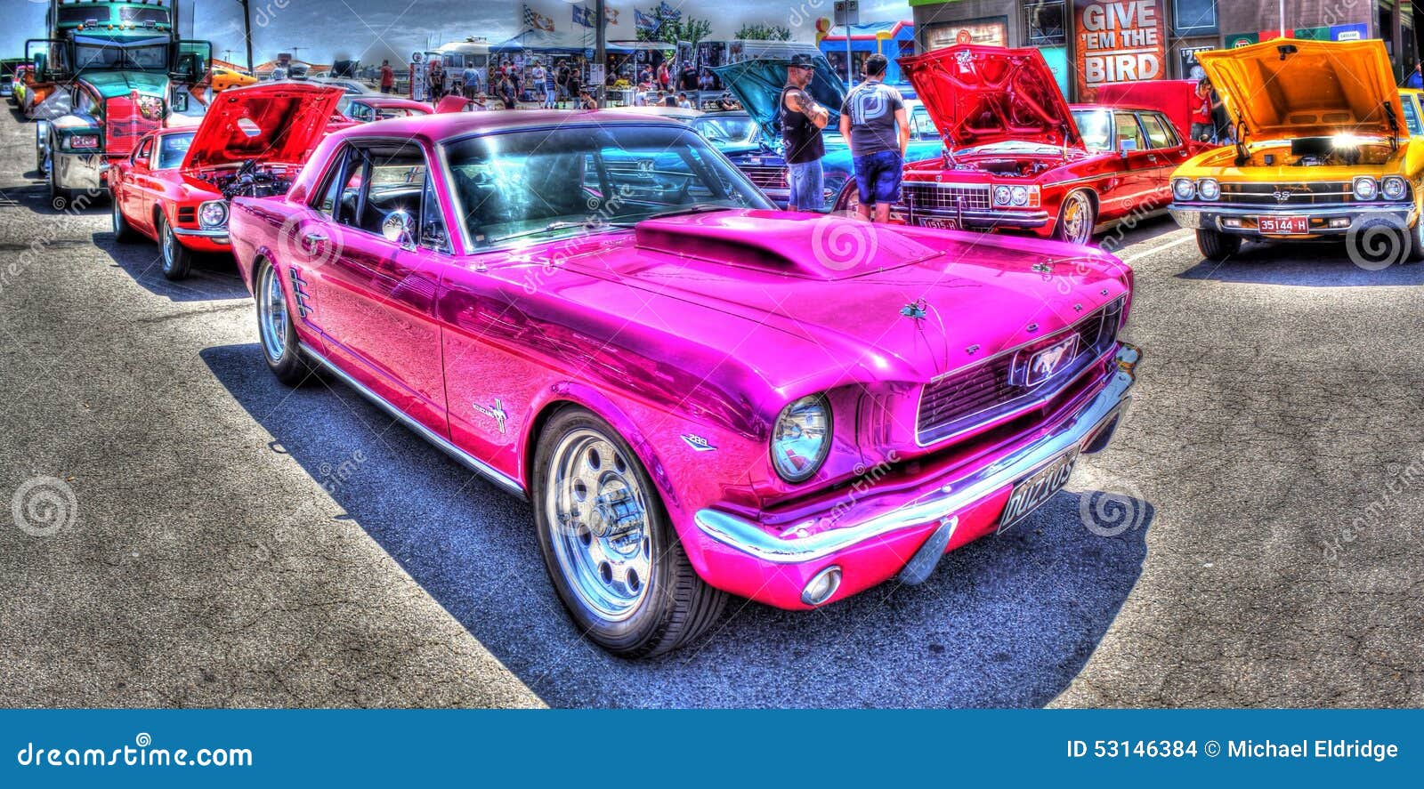Mustang rose image stock éditorial. Image du brillant - 53146384