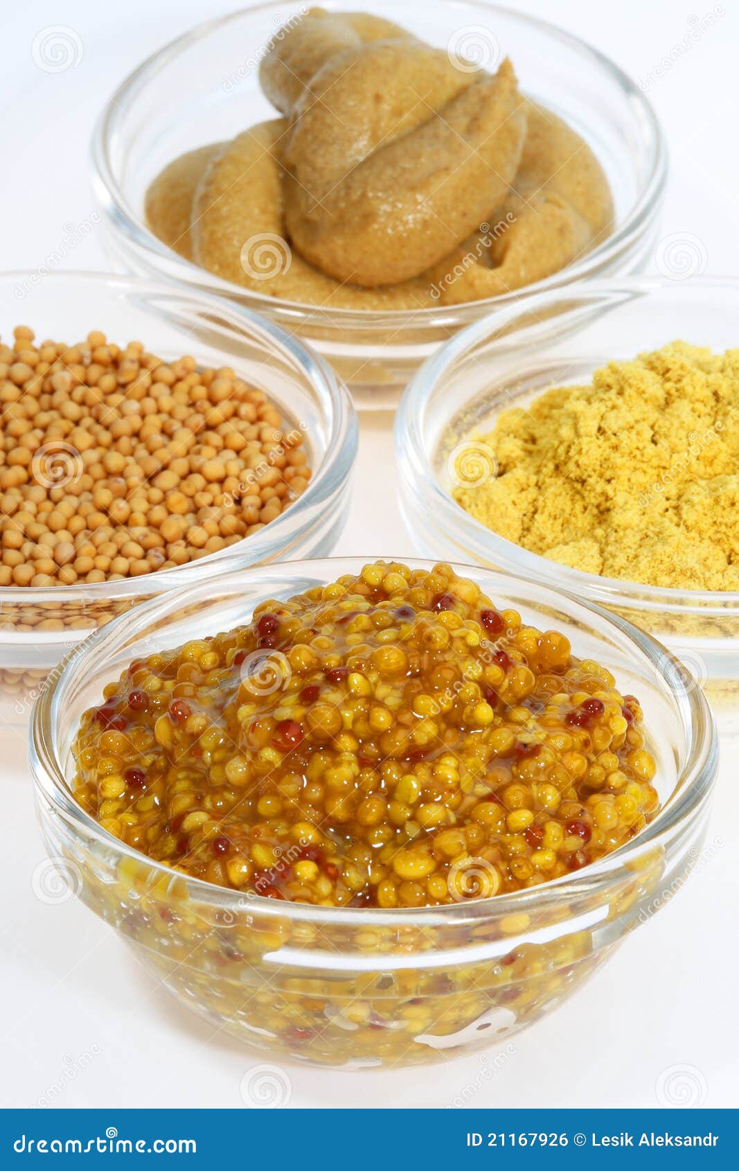 Mustard in a Glass Container Stock Photo - Image of paste, ingredient ...