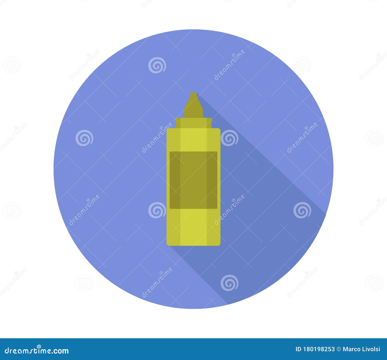 Mustard Icon Illustrated in Vector on White Background Stock ...