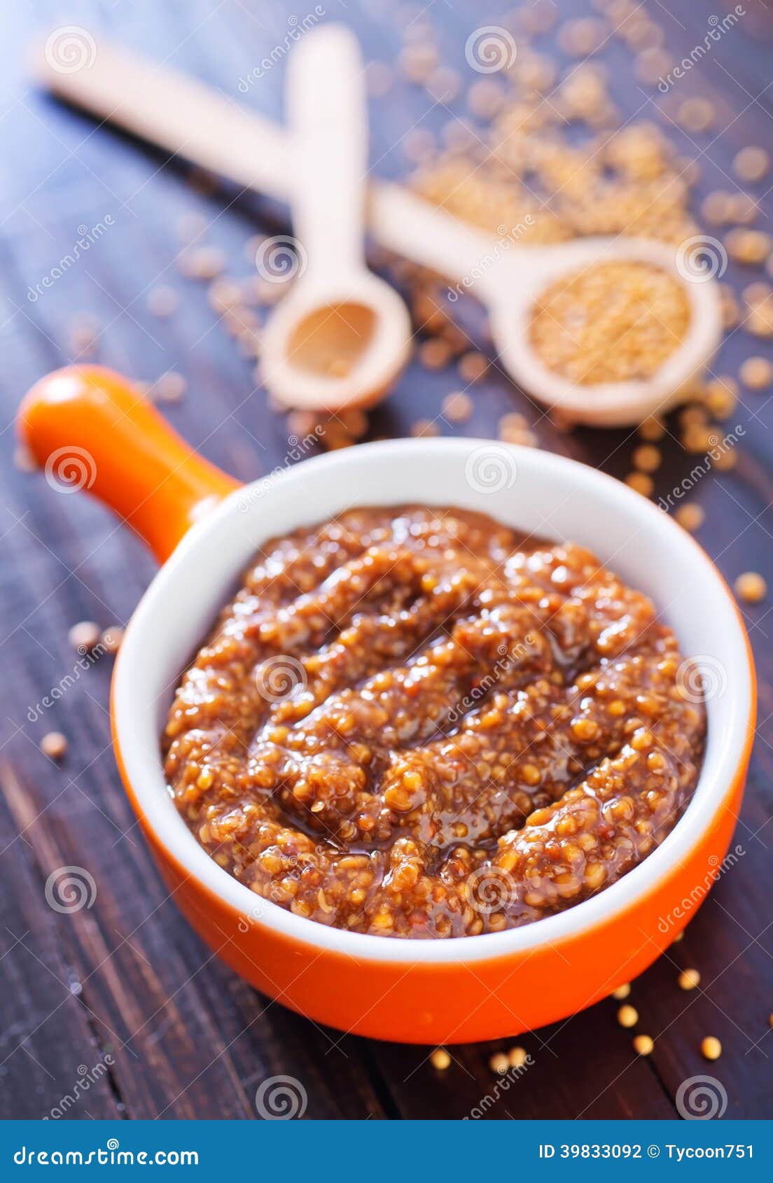 Mustard stock photo. Image of mustard, recipe, cream - 39833092