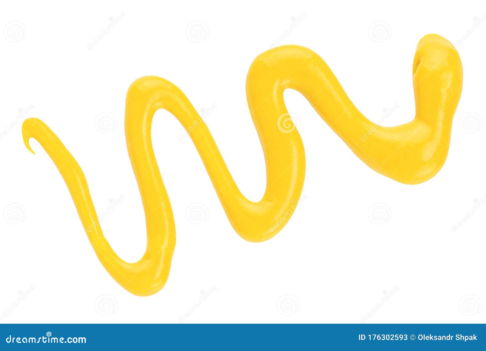 Mustard Sauce, Splash Isolated on White Background with Clipping Path ...
