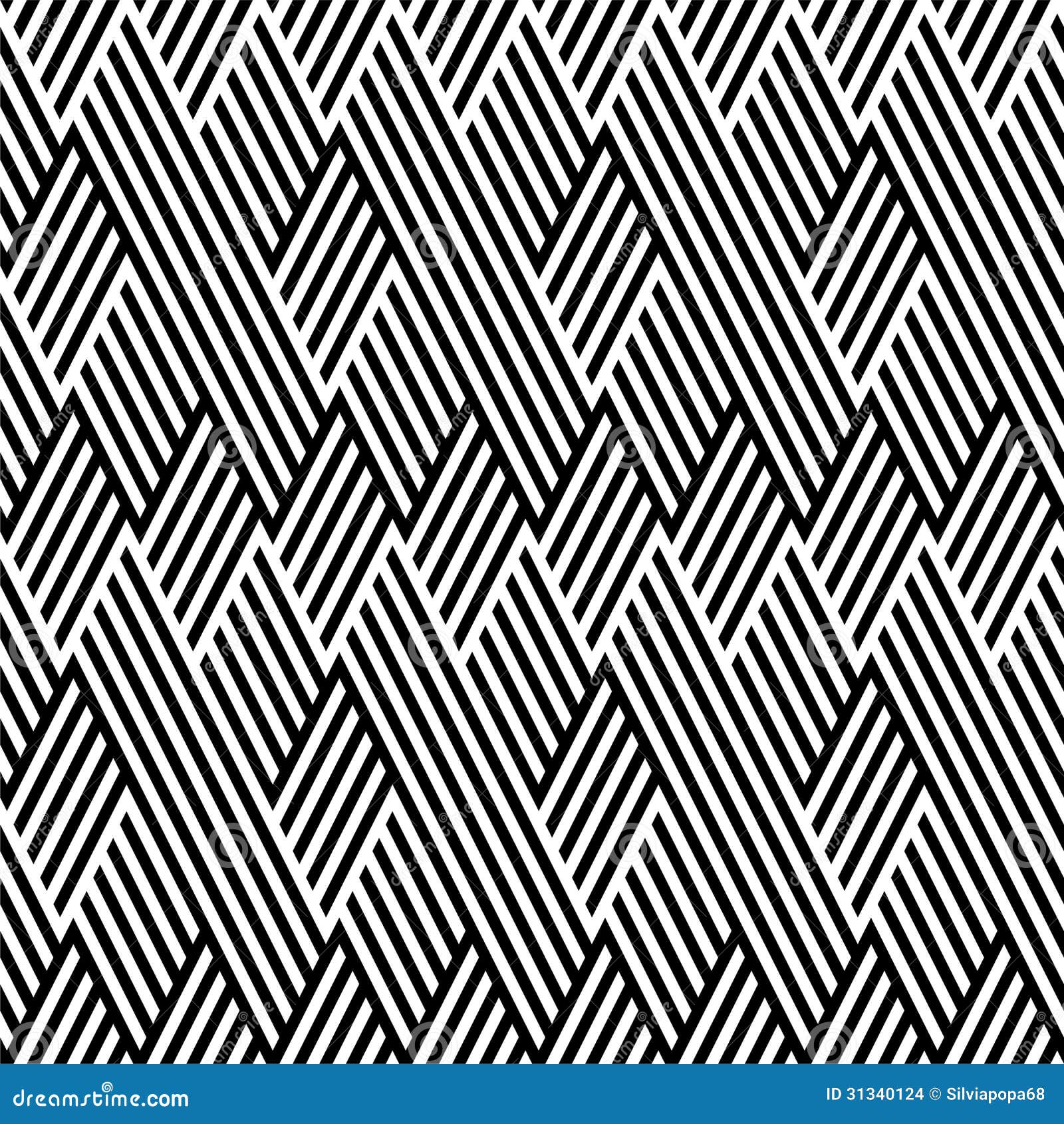 Muster Mit Der Linie Schwarzweiss Stock Abbildung - Illustration von ...