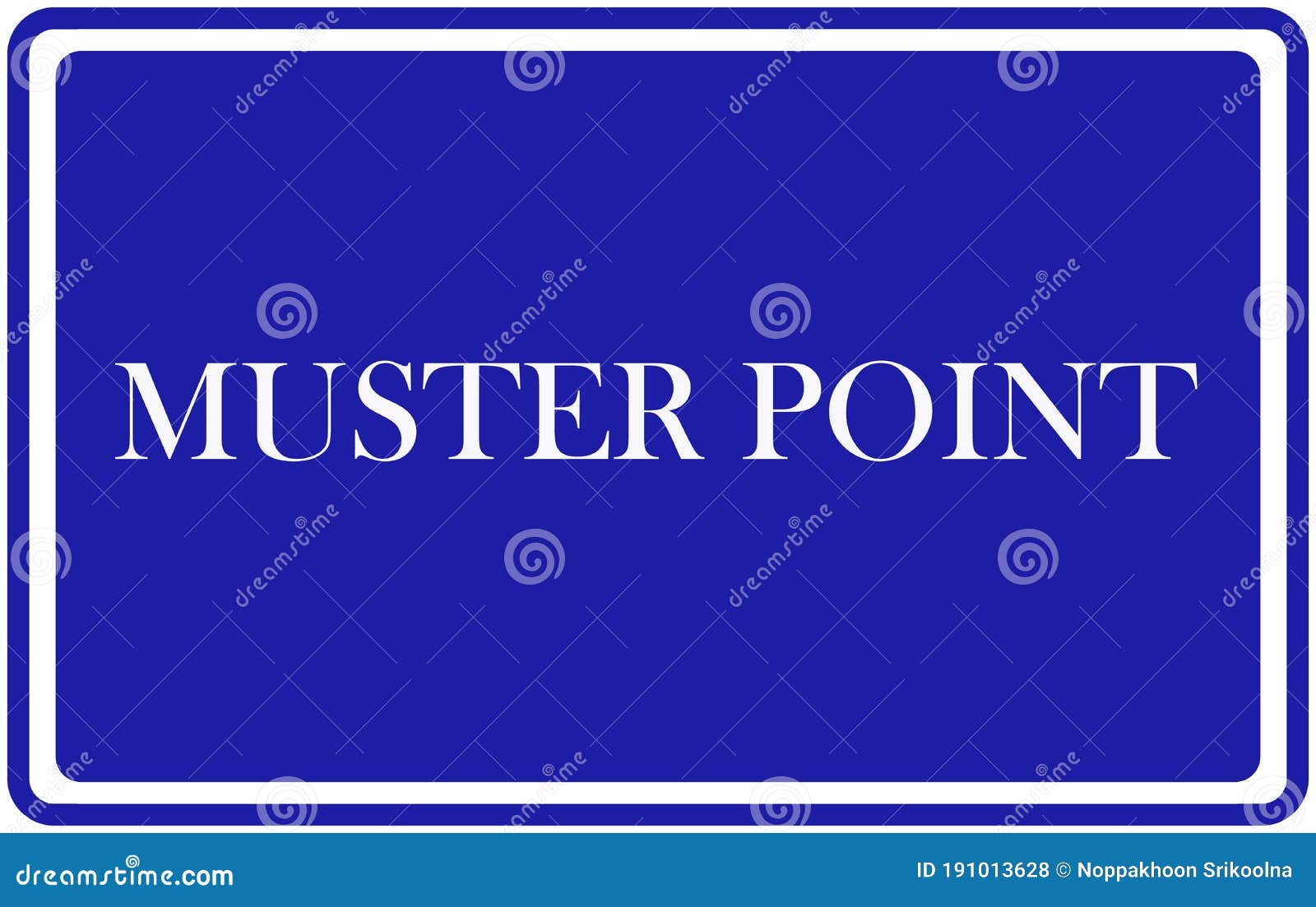 Muster Point Symbol Sign, Vector Illustration, Isolated On White ... Muster Point Symbol Sign, Vector Illustration, Isolated On White ...