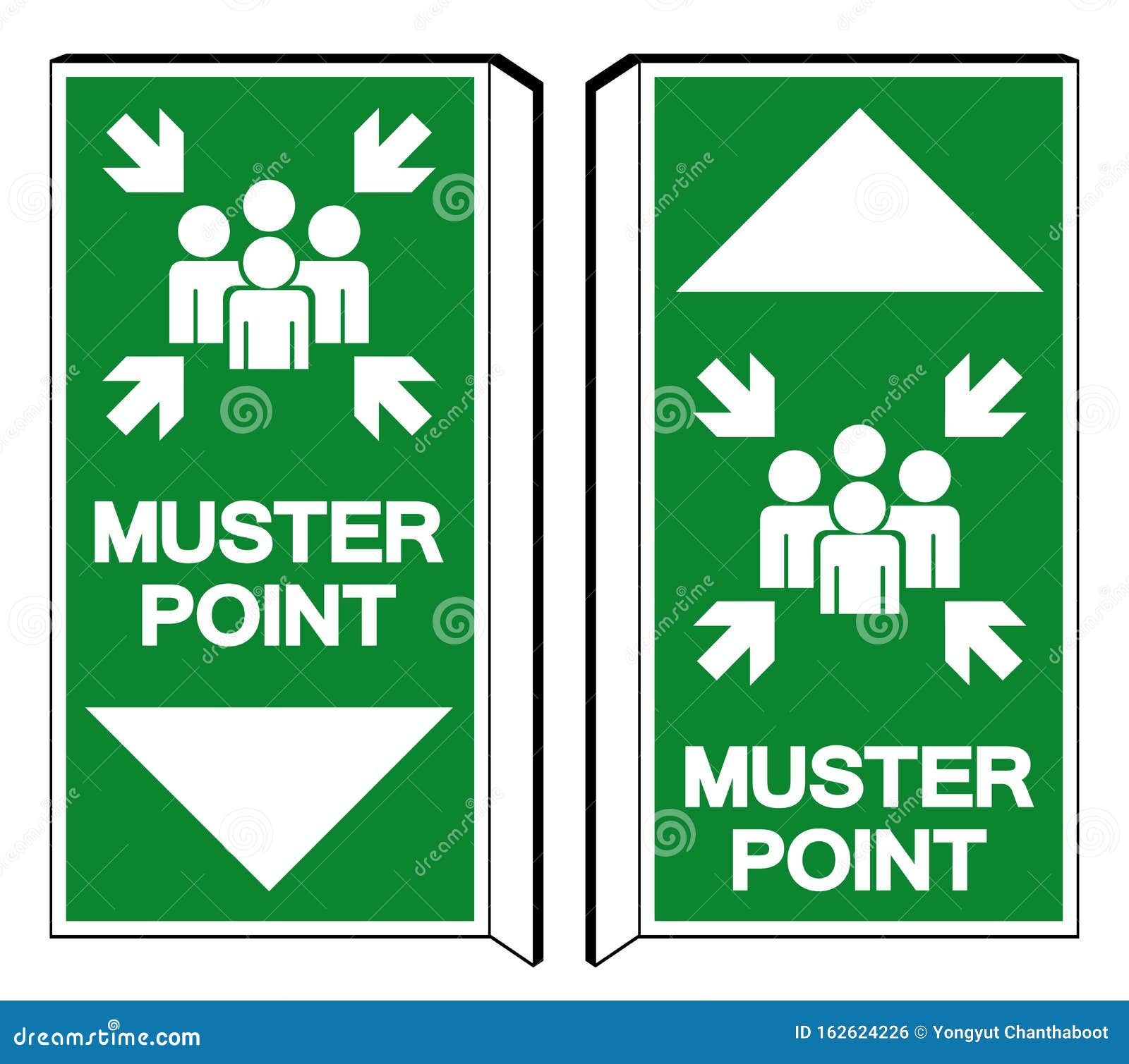 Muster Point Sign. Used To Be Installed At The Muster Point Site In ...