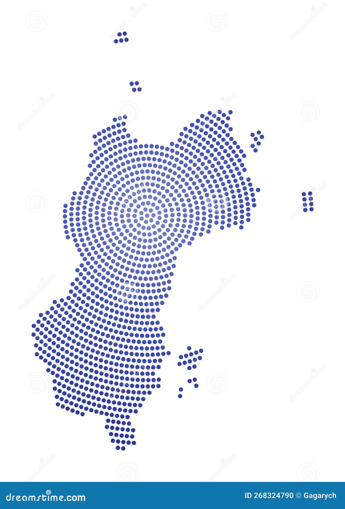 Mustique dotted map. stock vector. Illustration of nationalist - 268324790
