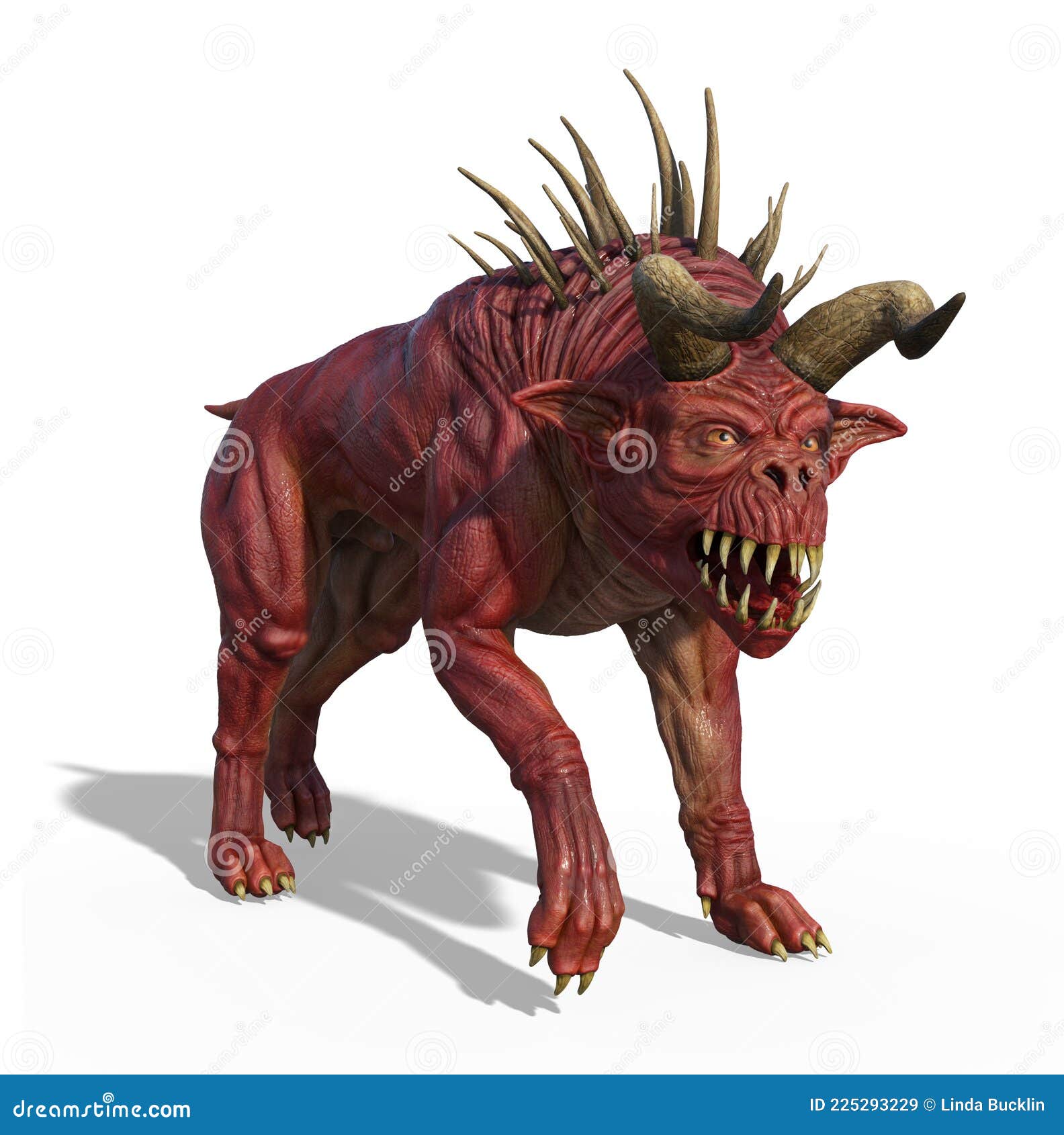 Mutant Dog stock illustration. Illustration of realistic - 225293229
