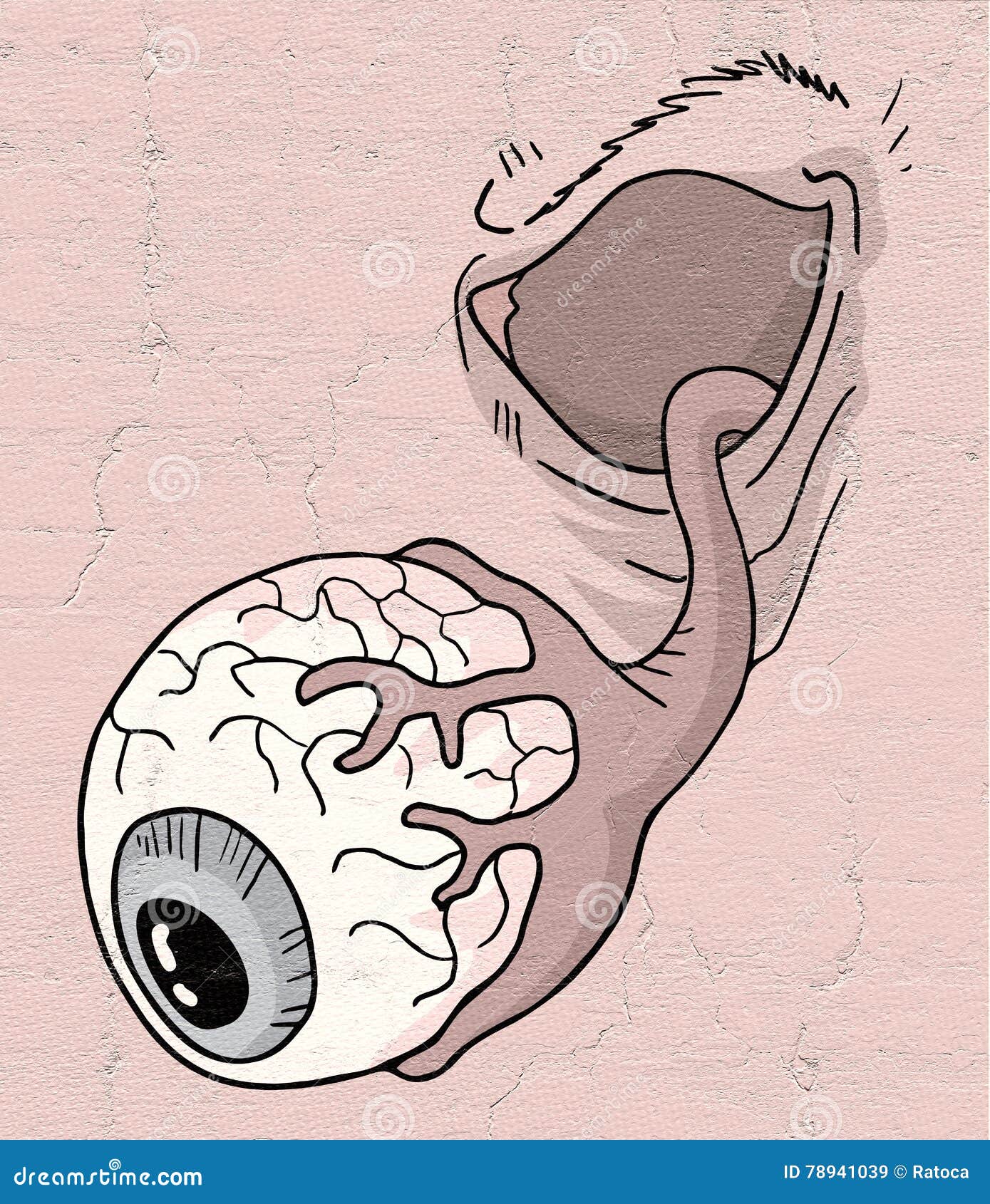Mutant eye stock illustration. Illustration of eyeball - 78941039