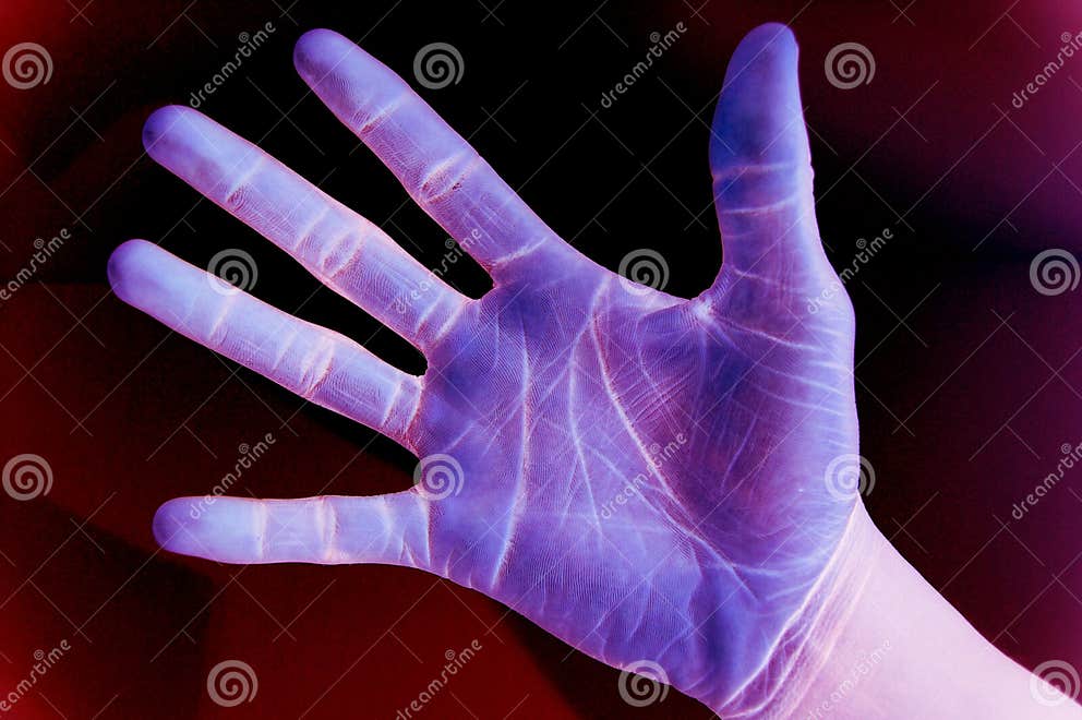 Mutant hand stock image. Image of mutant, warn, power, light - 320121