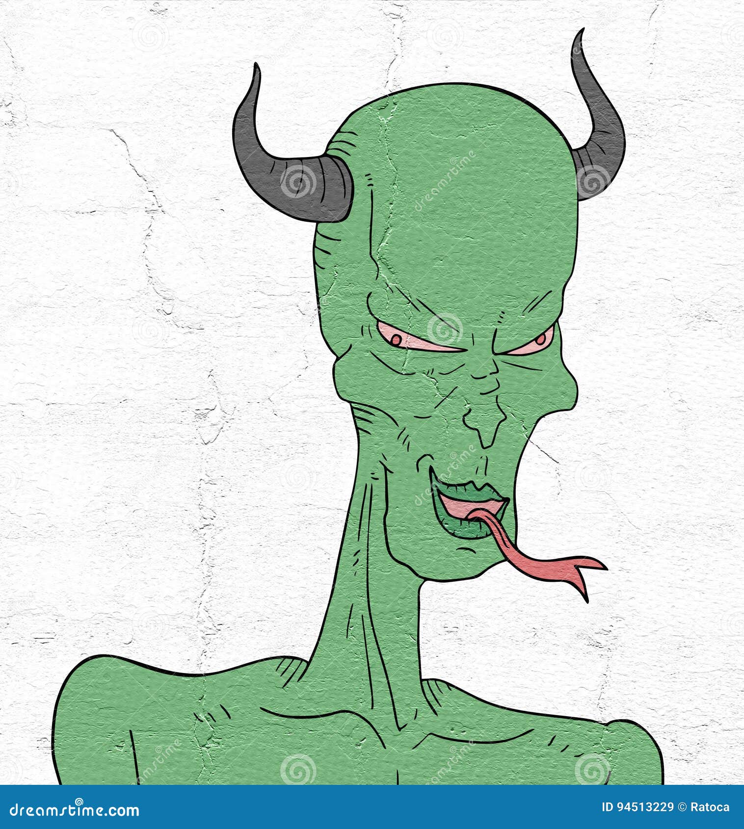 Creative Mutant Hand Drawing Cartoon Vector | CartoonDealer.com #95787447