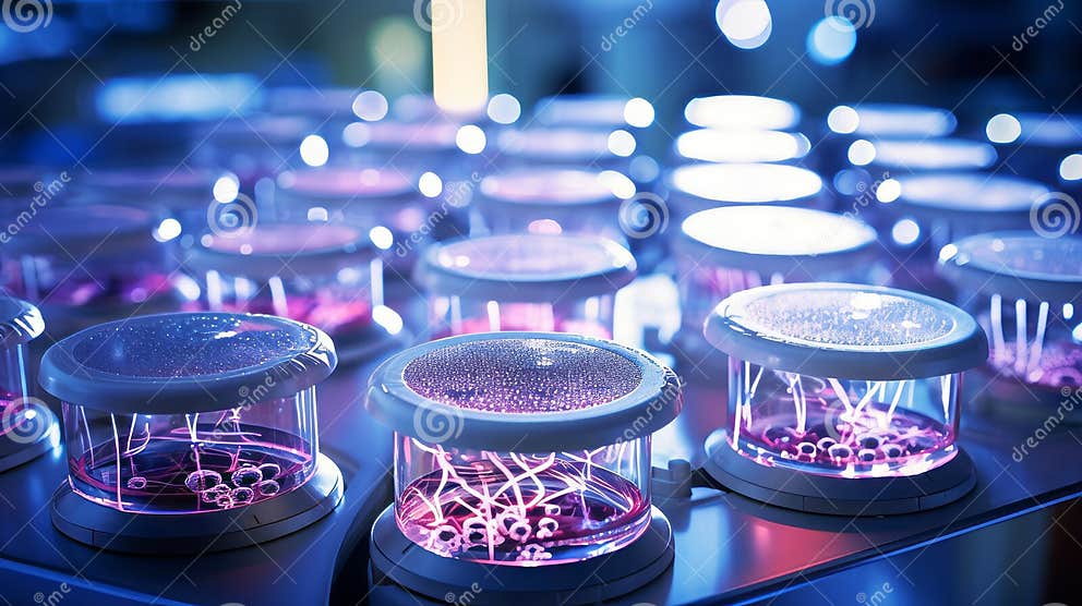 Mutated Cells Undergoing Lab Analysis Stock Illustration - Illustration ...