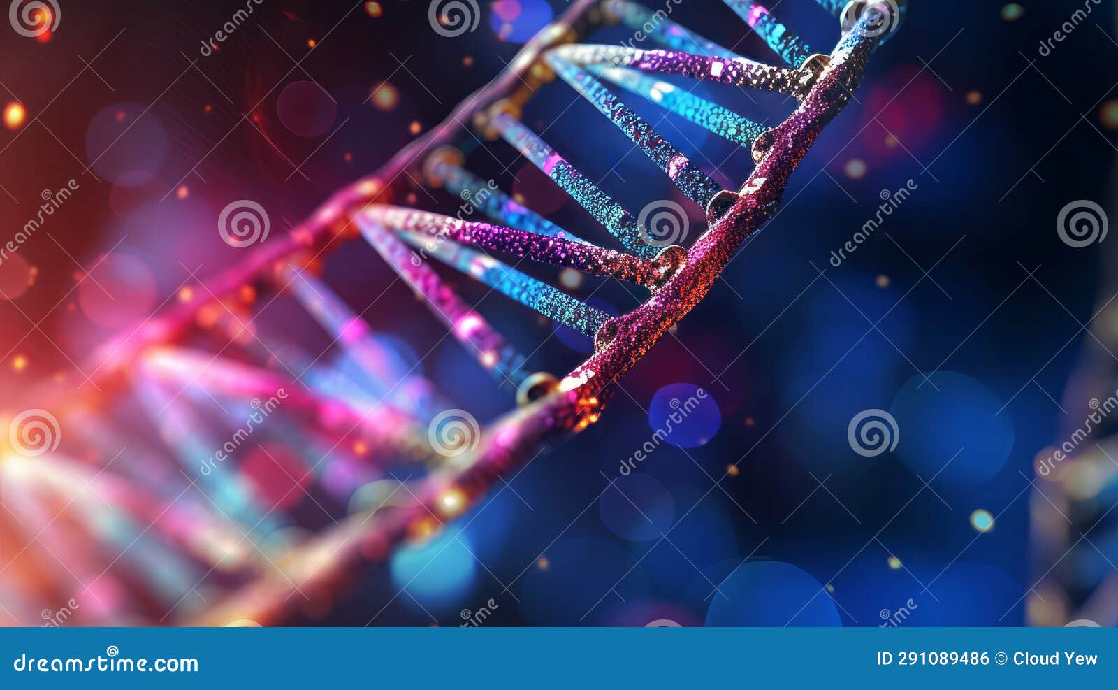 Mutated DNA Structure. Generated With AI Stock Image | CartoonDealer ...