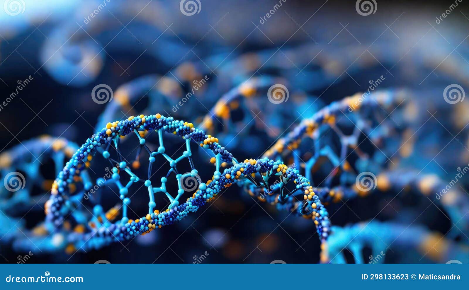 Mutated DNA Structure. Generated With AI Royalty-Free Stock Image ...