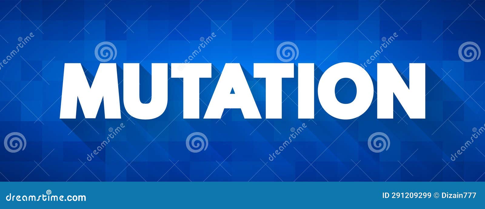 Mutation is a Change in the DNA Sequence of an Organism, Text Concept ...