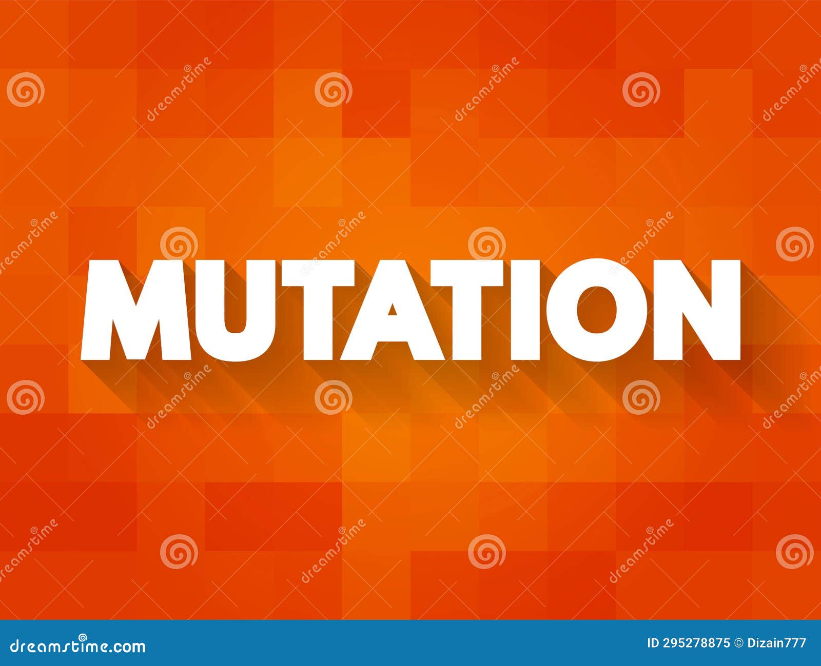 Mutation is a Change in the DNA Sequence of an Organism, Text Concept ...