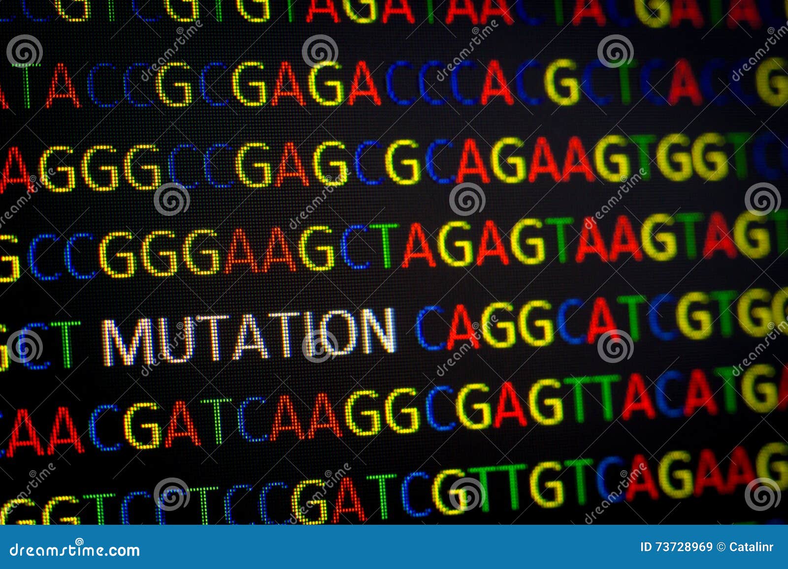 MUTATION Dans L'ordre D'ADN Image stock - Image du dommages, biologie ...