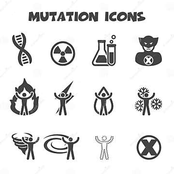 Mutation icons stock vector. Illustration of imagine - 40981261