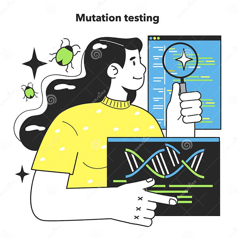 Mutation Testing. Software Testing Methodology Stock Vector ...