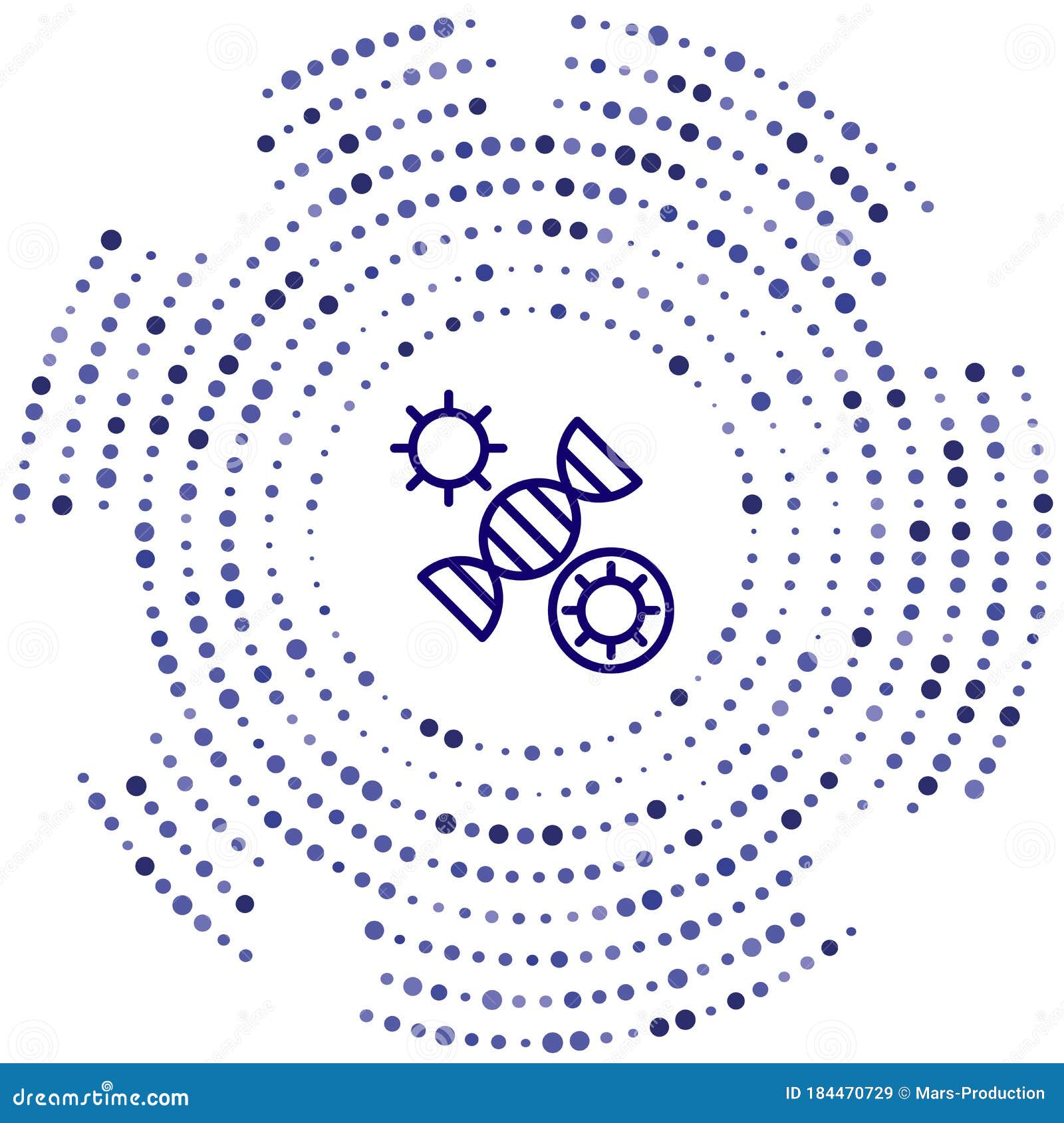 Mutation Vector Icon. Mutation Editable Stroke. Mutation Linear Symbol ...