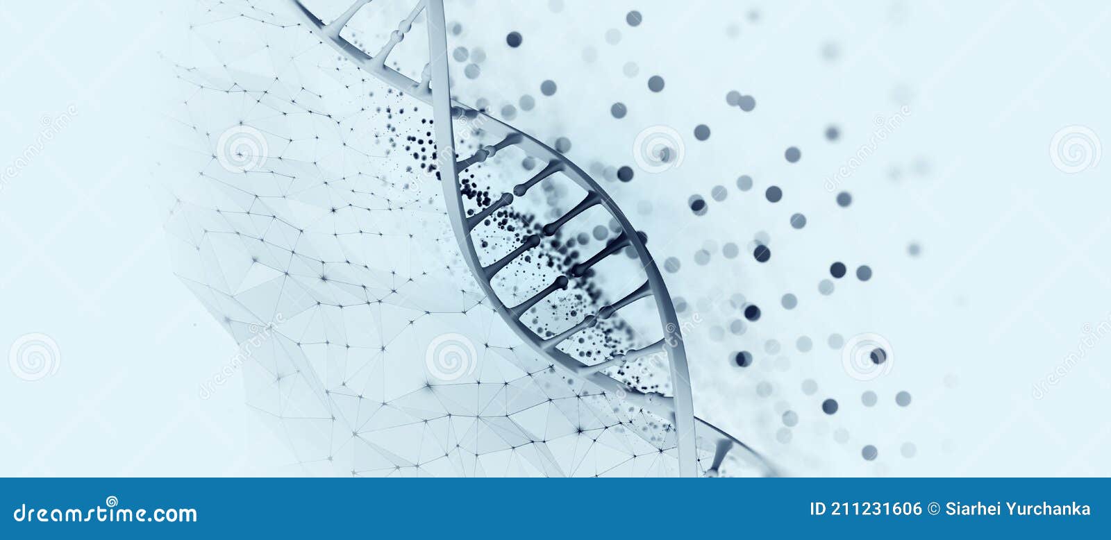Mutations Under Microscope. Decoding Genome Stock Illustration ...