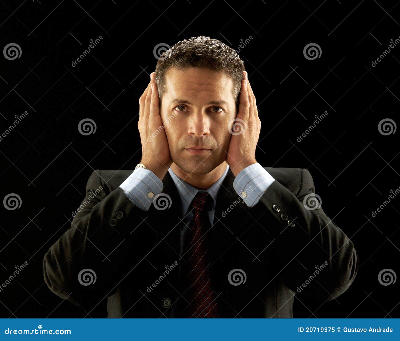 Mute business. stock image. Image of noise, sound, individuality - 20719375