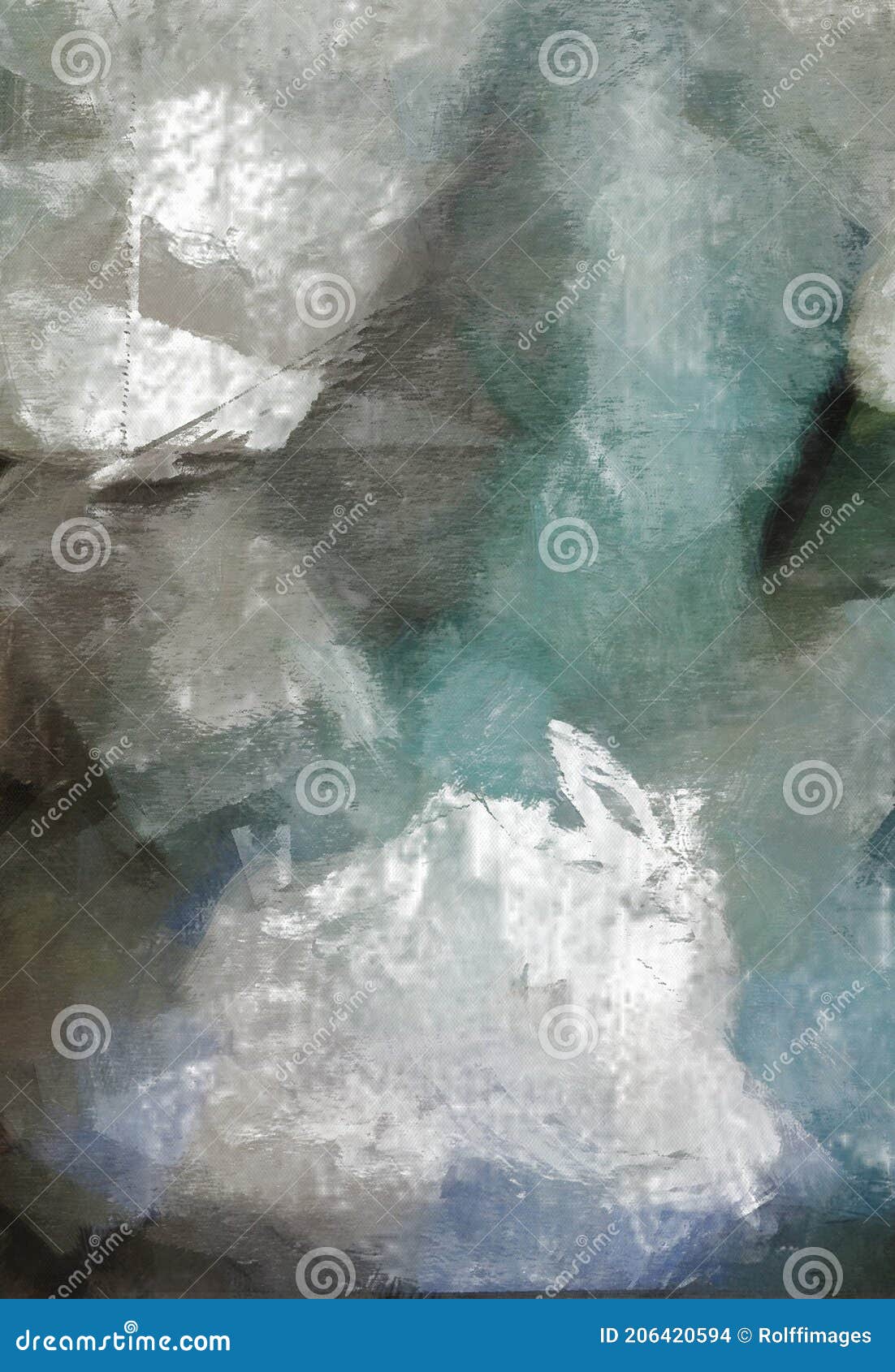 Muted Abstract Painting stock illustration. Illustration of abstract ...