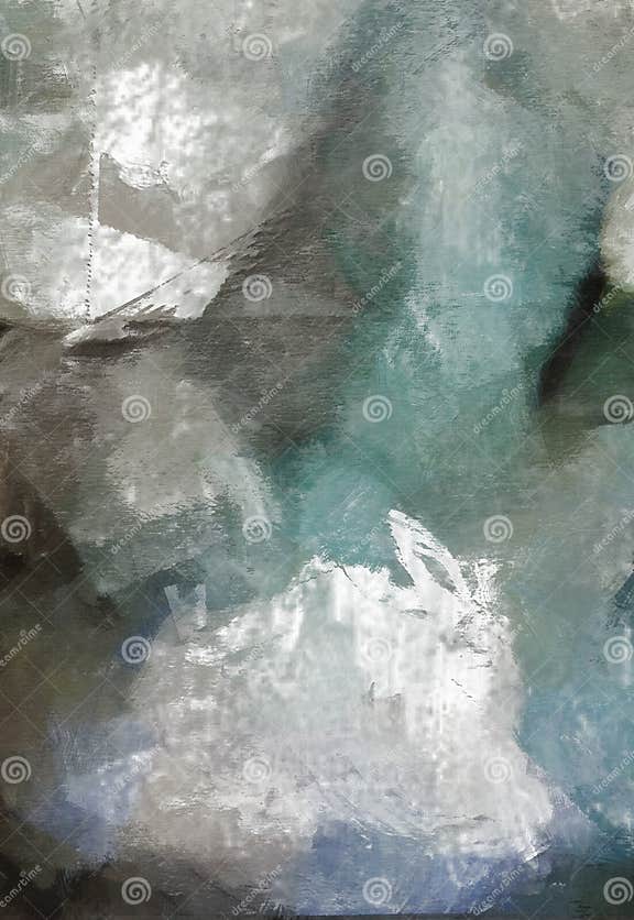 Muted Abstract Painting stock illustration. Illustration of abstract ...