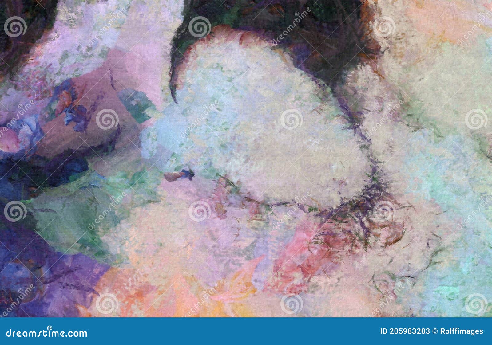 Muted Abstract Painting stock illustration. Illustration of abstract ...