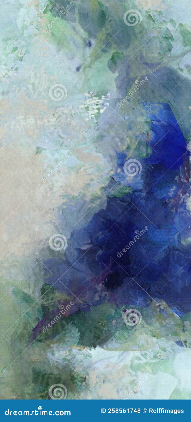 Muted Abstract painting stock illustration. Illustration of multicolor ...