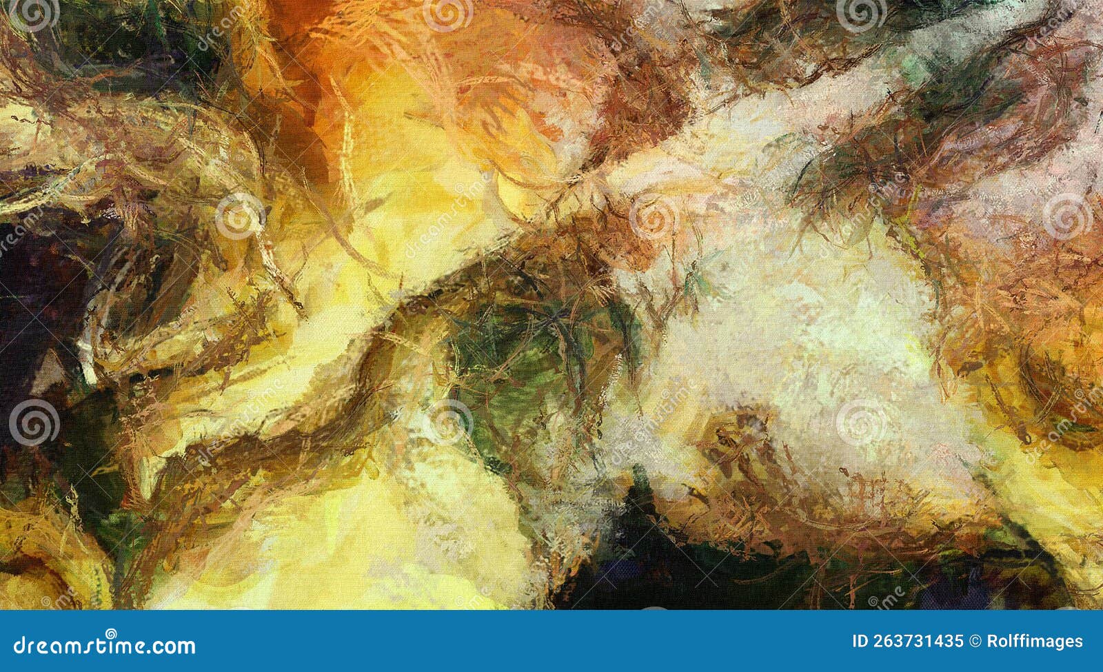 Muted Abstract Painting stock illustration. Illustration of digital ...