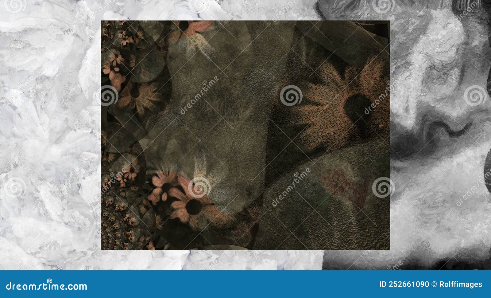 Muted Abstract Painting stock illustration. Illustration of blotch ...