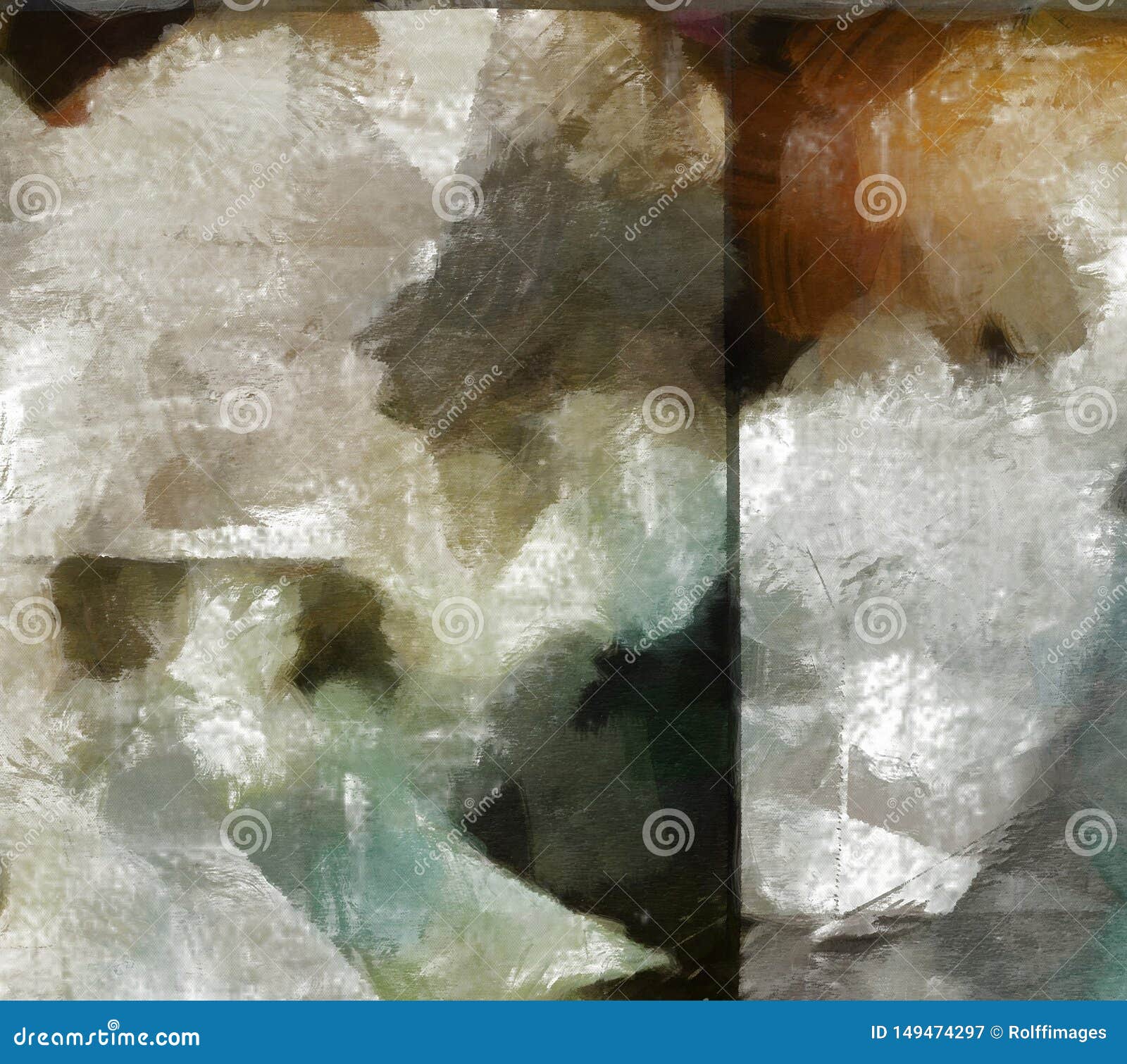 Muted Abstract Painting stock illustration. Illustration of canvas ...