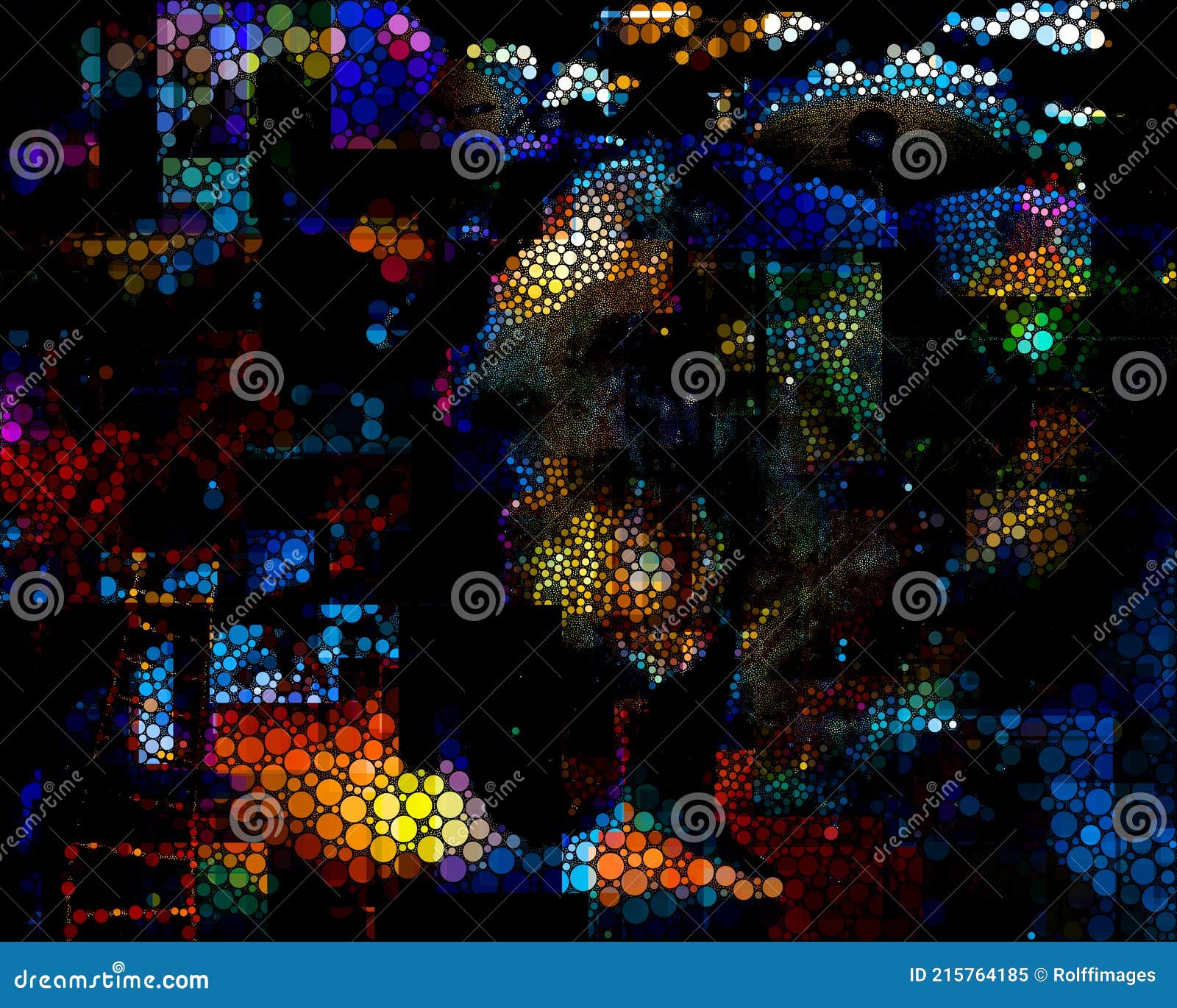 Muted Geometric Abstract stock illustration. Illustration of background ...