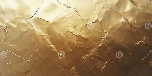 Muted Gold Foil Texture with a Soft Shimmer and Irregular Surface ...