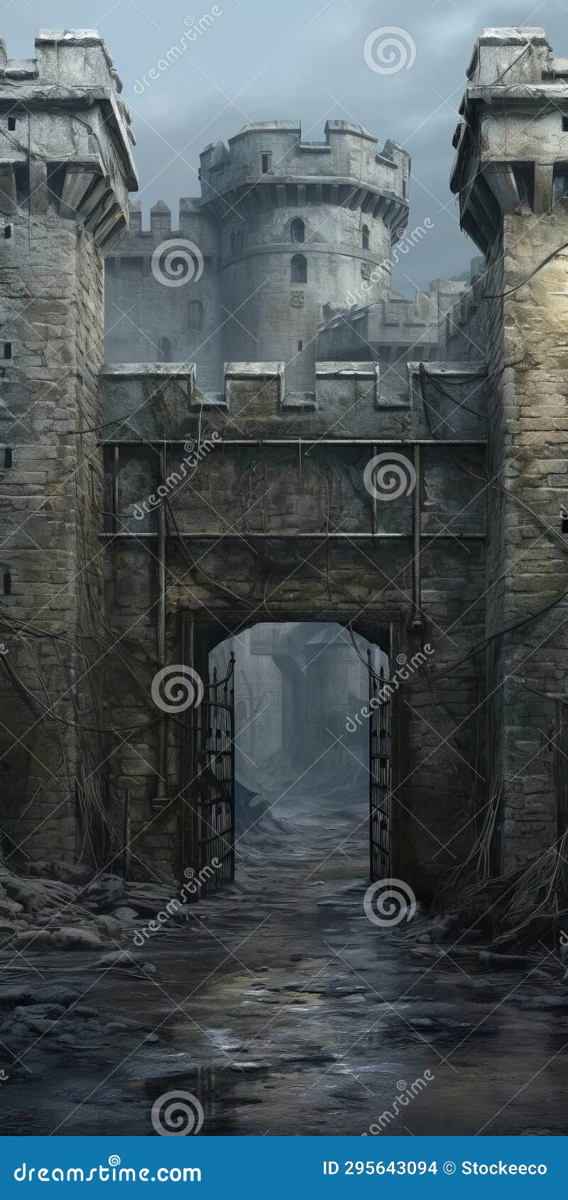 Decaying Castle In The Scottish Landscape A Journey Into The Past ...