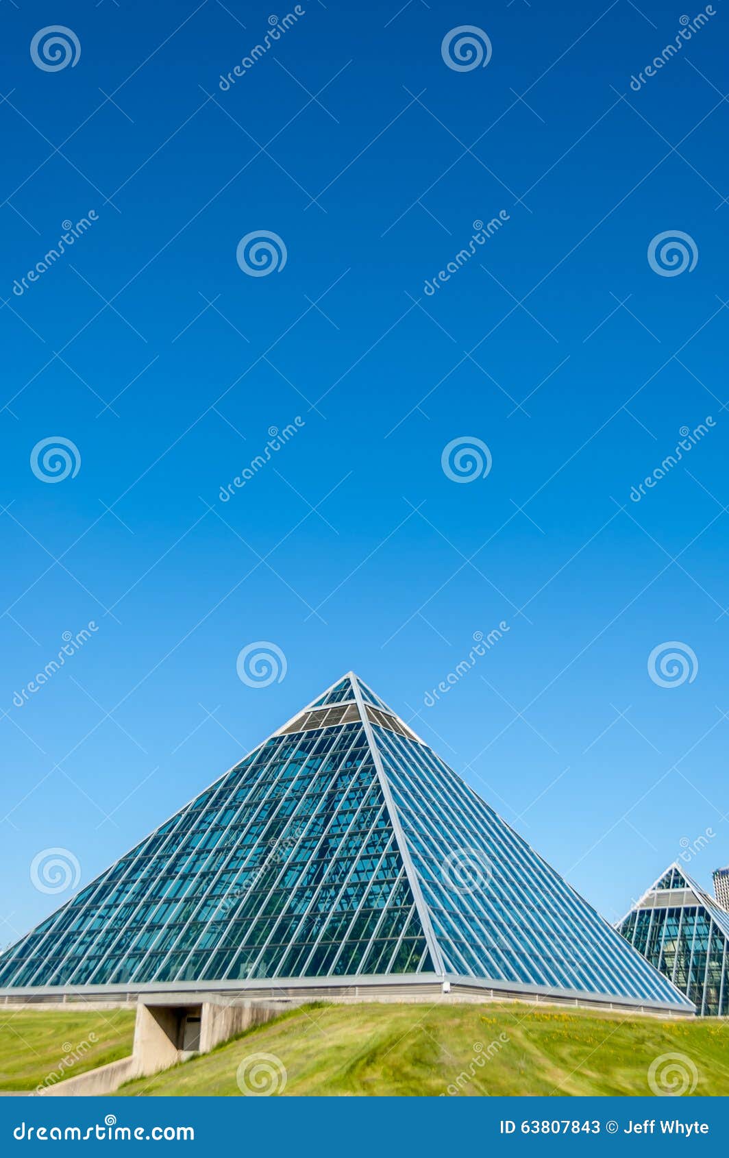 Muttart Conservatory Edmonton With Five Pyramids Editorial Image ...