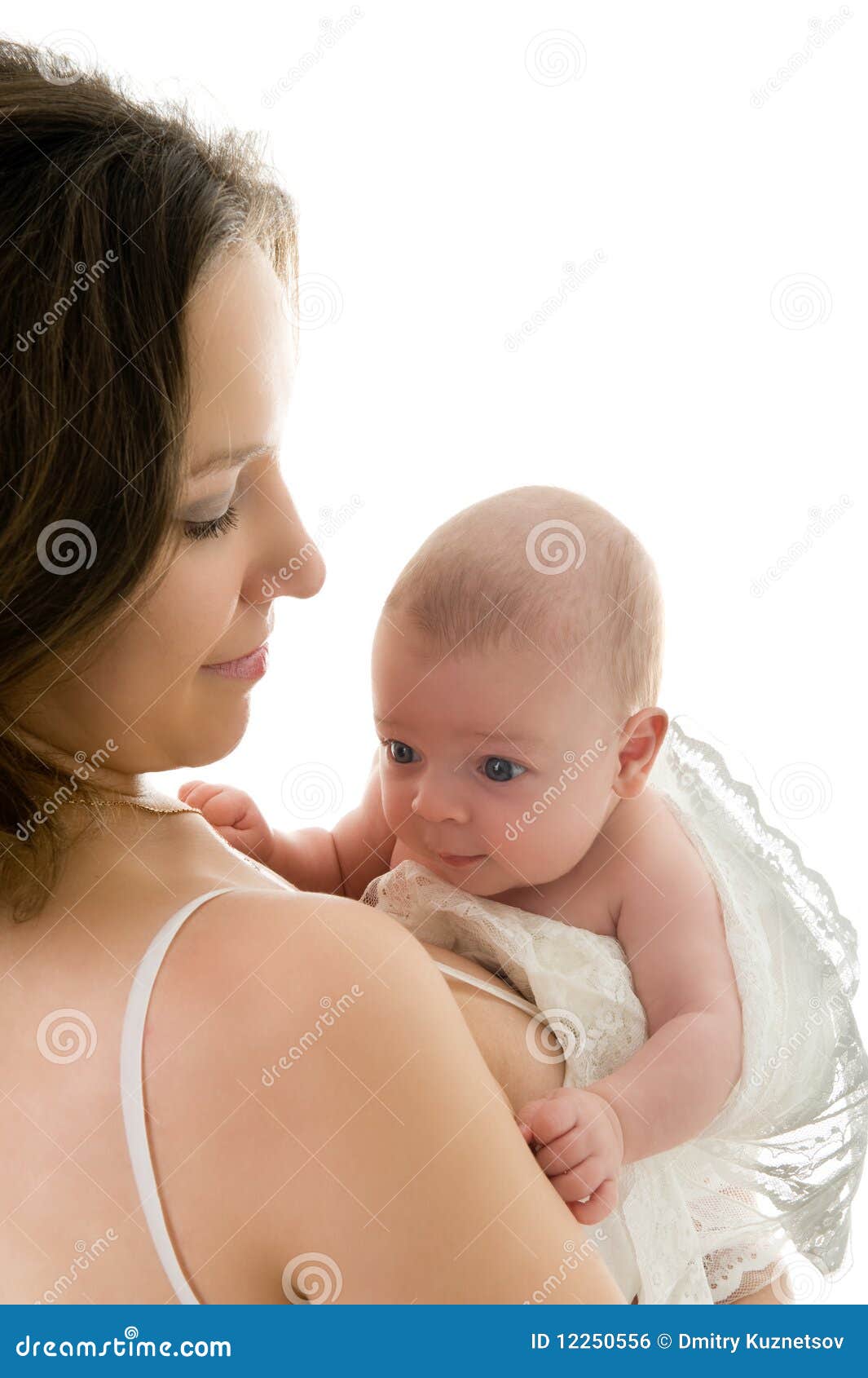Mutter mit Baby stockfoto. Bild von familie, kindheit - 12250556