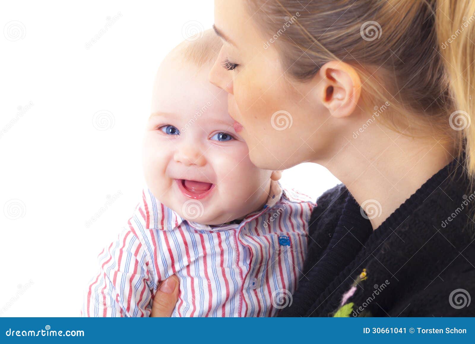 Mutter mit Baby stockbild. Bild von farbe, bild, kinder - 30661041